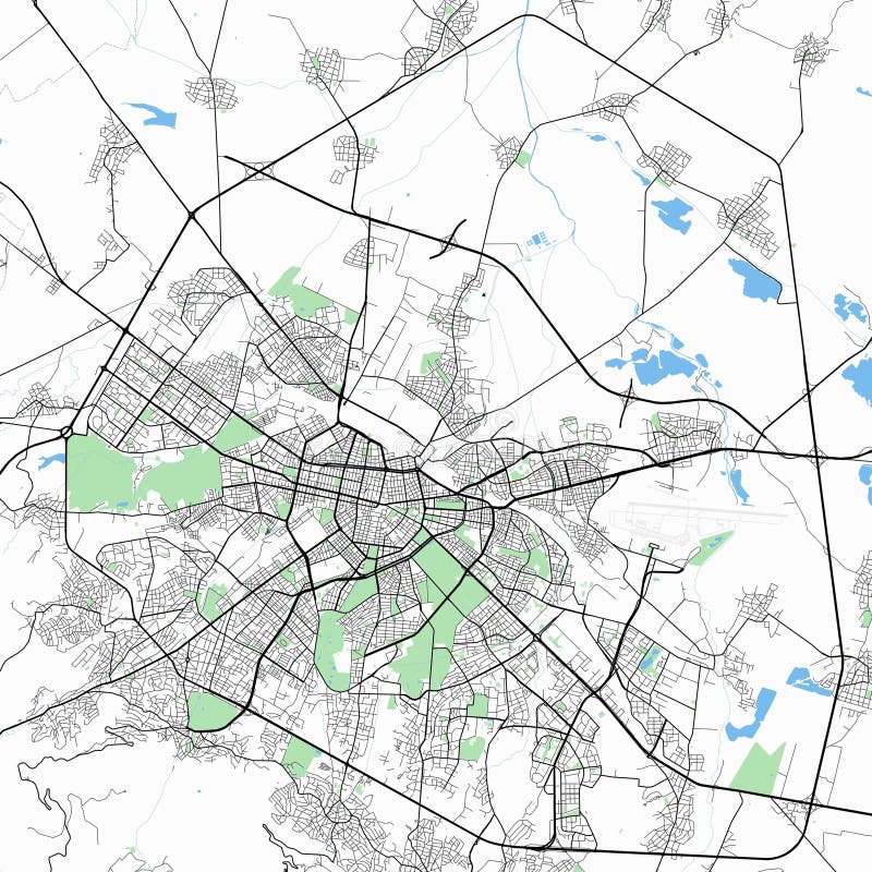 Map of Sofia. stock illustration. Illustration of font - 305383232