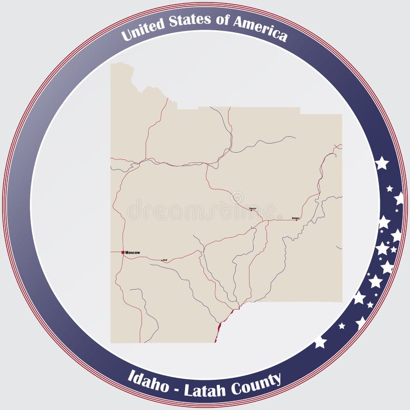 Latah County, Idaho U.S. County, United States of America, USA, U.S ...