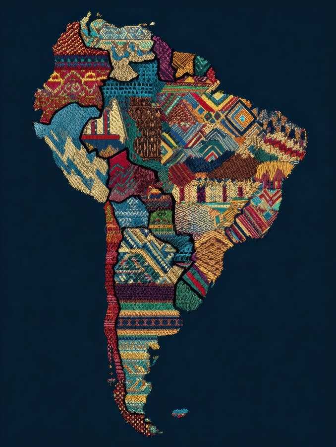Latin America Map Influence Affects Stock Photos - Free & Royalty-Free ...