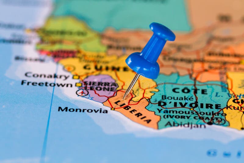 Sierra Leone and Liberia stock image. Image of monrovia - 4954487