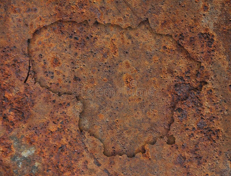 Map of Lithuania on Rusty Metal Stock Image - Image of texture, vintage ...