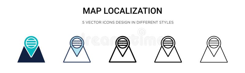 Map Localization Stock Illustrations – 986 Map Localization Stock ...