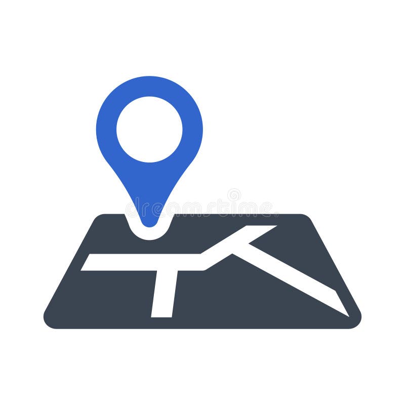 Map location icon stock vector. Illustration of city - 263832769