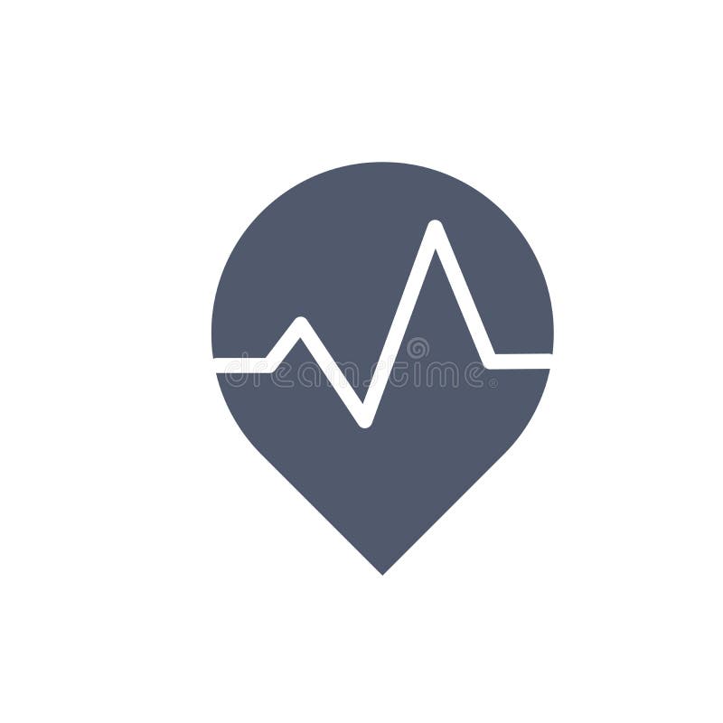 Location GPS Map Pin Icon in Blue Circle. Map Pointer Symbol. Map Pin ...