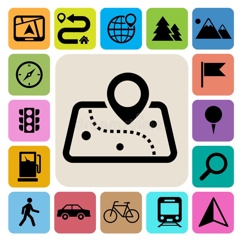 Map and Location Icons set stock vector. Illustration of home - 37498521 Map and Location Icons set stock vector. Illustration of home - 37498521
