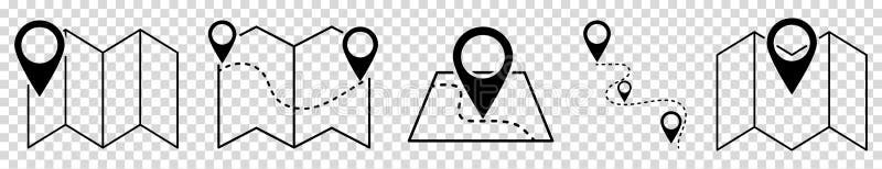 Transparent Map Pointer Icons Stock Illustrations – 576 Transparent Map ...