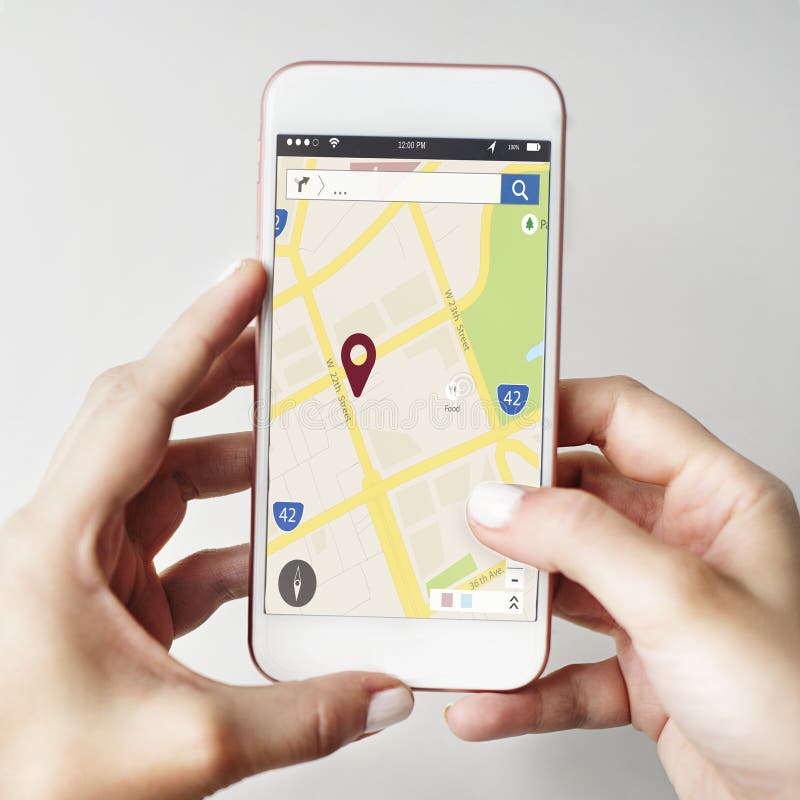 Map Location Information Web Layout Concept Stock Image - Image of page ...