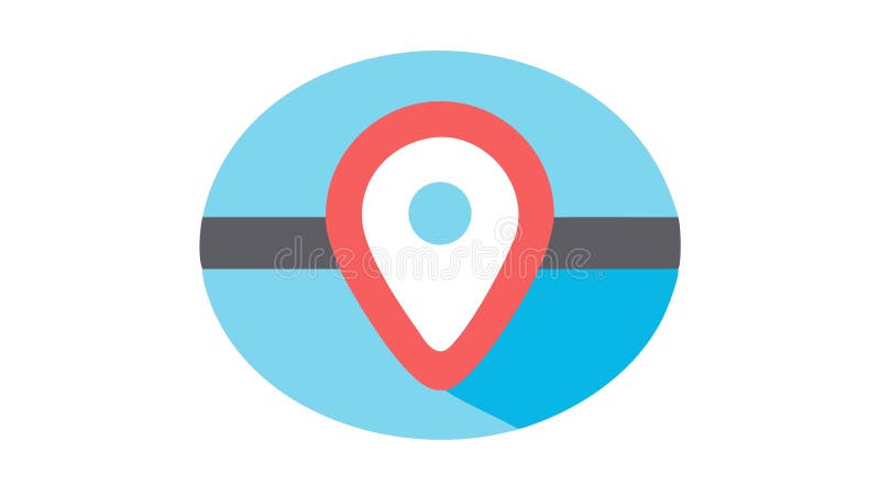 Map Location Pin Pointer Flat Vector Icon GPS Mark, Vector Design Generative AI Stock ...