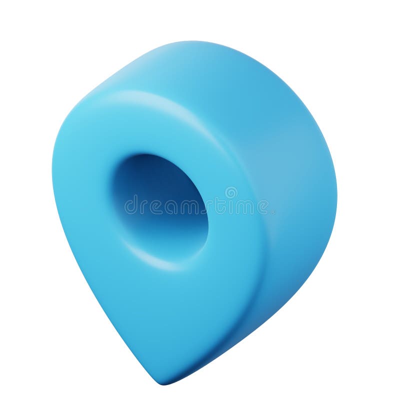 Map Location Pin Pointer High Quality 3D Render Illustration Icon ...