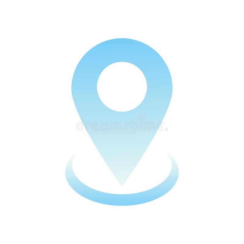 Map Location Pin Travel Place Gradient Glassmorphic Icon Stock ...