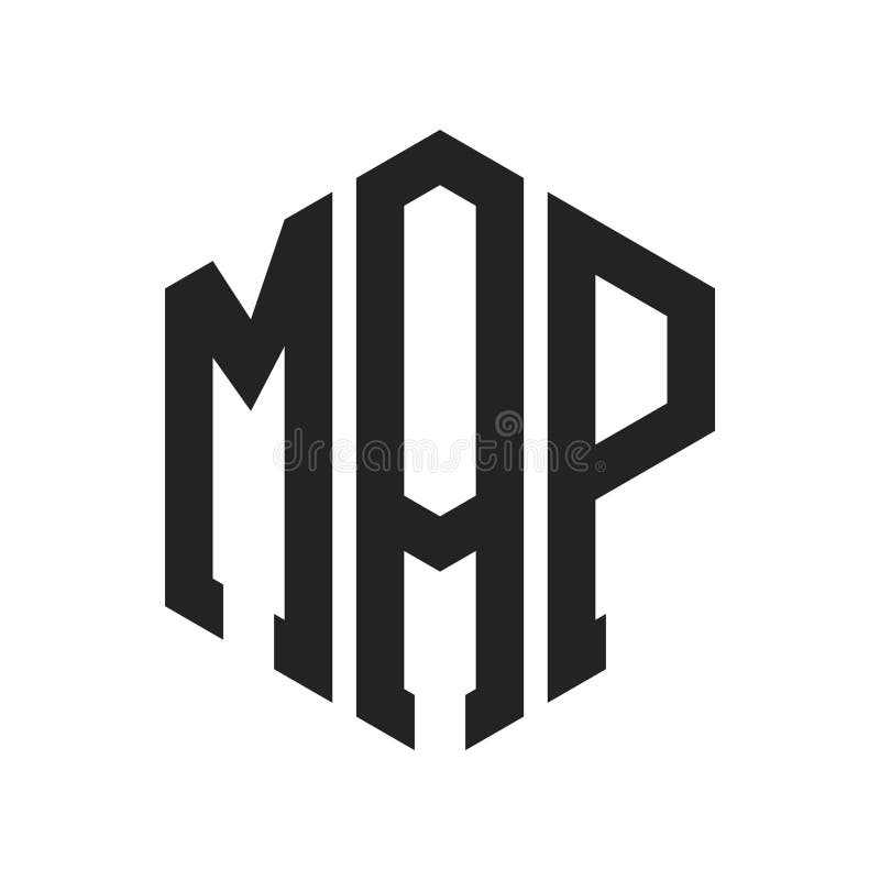MAP Logo Design. Initial Letter MAP Monogram Logo Using Hexagon Shape ...