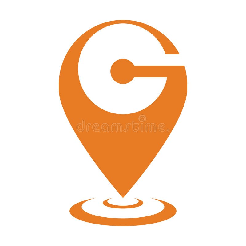 Map Logo Location Vector stock vector. Illustration of road - 261453440