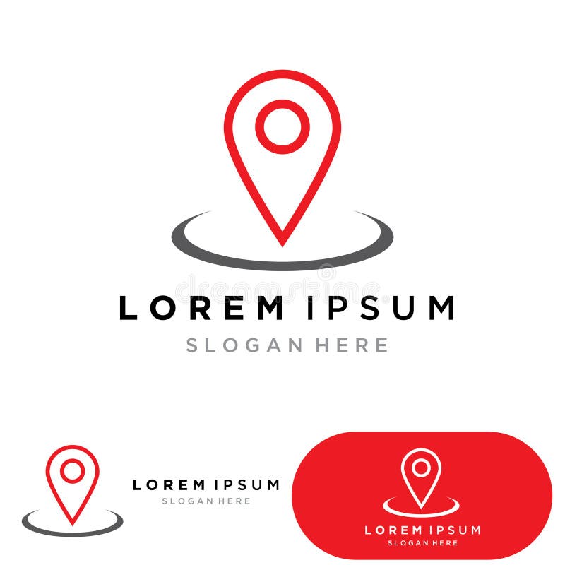 Map logo location vector stock vector. Illustration of vector - 278544829