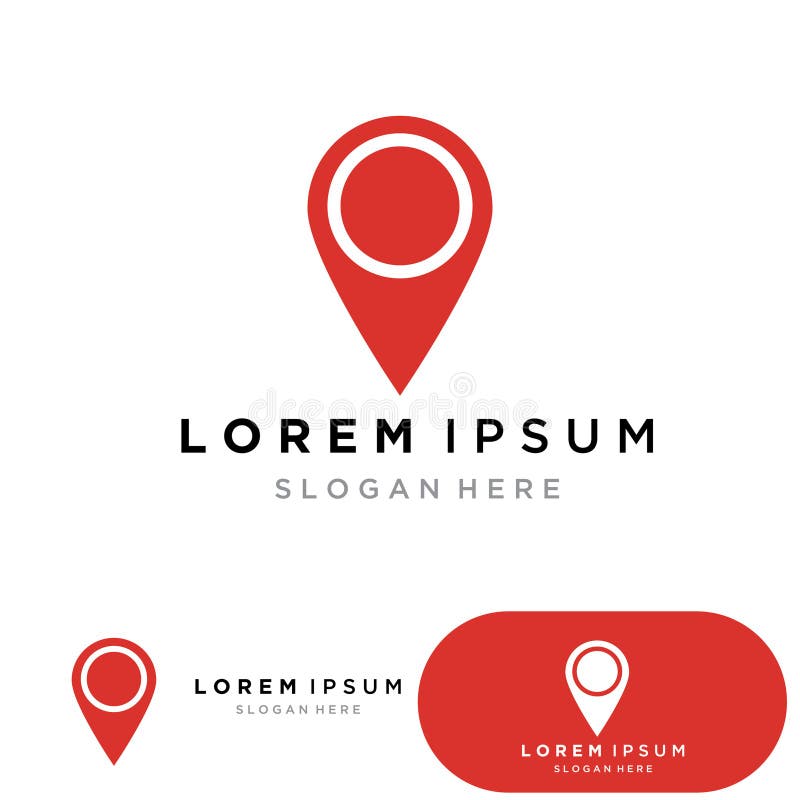 Map logo location vector stock vector. Illustration of vector - 278544829