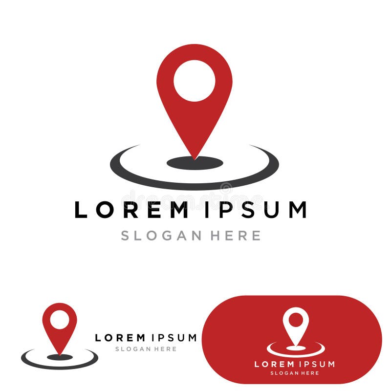 Map logo location vector stock vector. Illustration of vector - 278544829