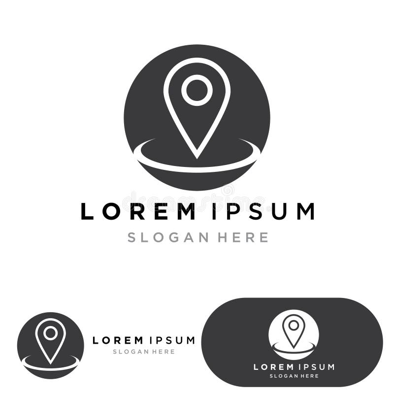 Map logo location vector stock vector. Illustration of vector - 278544829