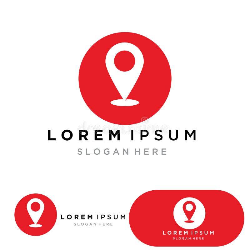 Map logo location vector stock vector. Illustration of vector - 278544829