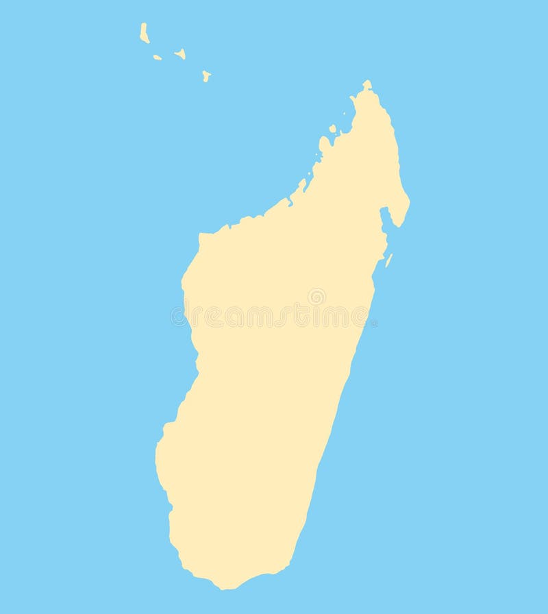 Madagascar vector map stock vector. Illustration of people - 400400105