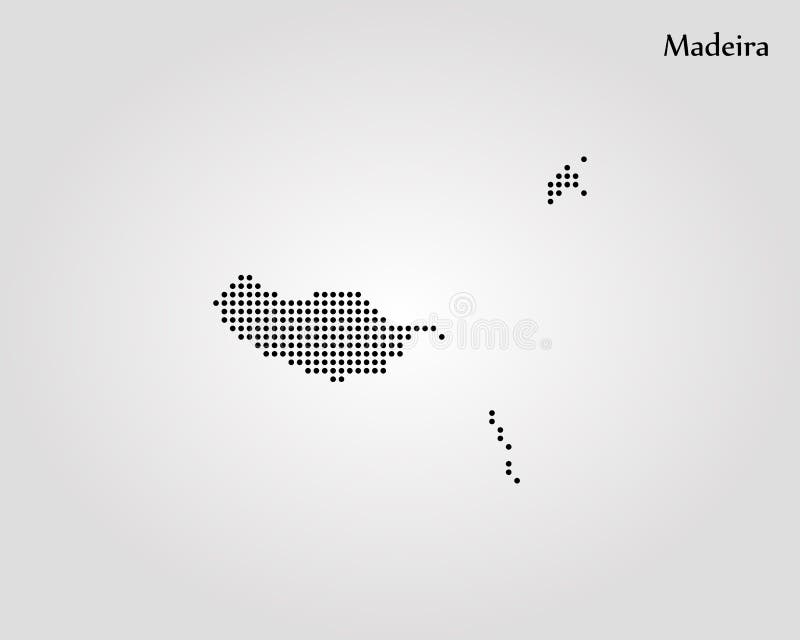 Map of Madeira. Vector Illustration. World Map Stock Illustration ...