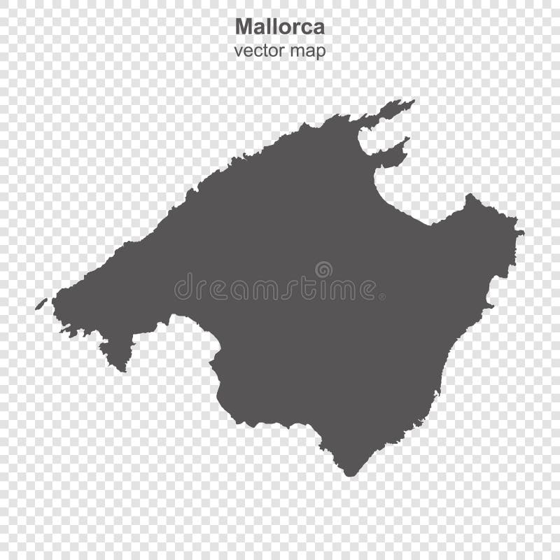Mallorca Island Vector Map Stock Illustrations – 421 Mallorca Island ...