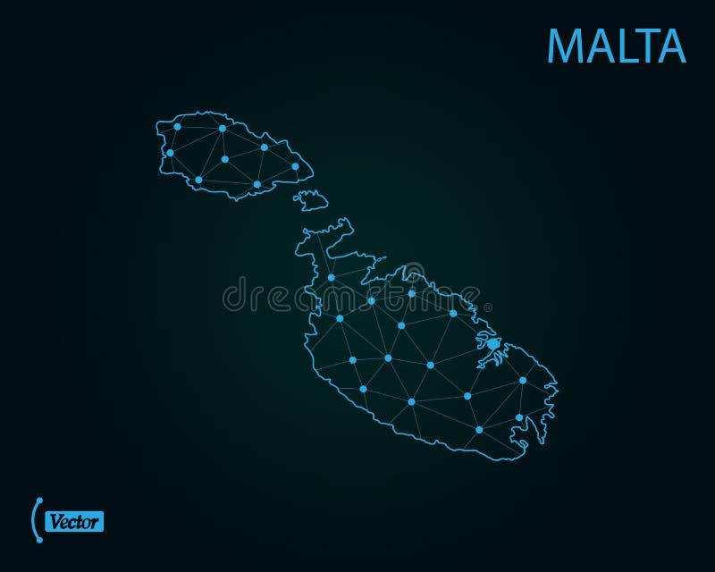Map of Malta. Vector Illustration. World Map Stock Illustration ...
