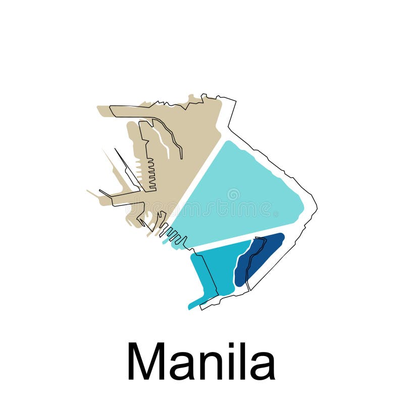 Manila Map 7,963 Manila Map Images, Stock Photos, And Vectors
