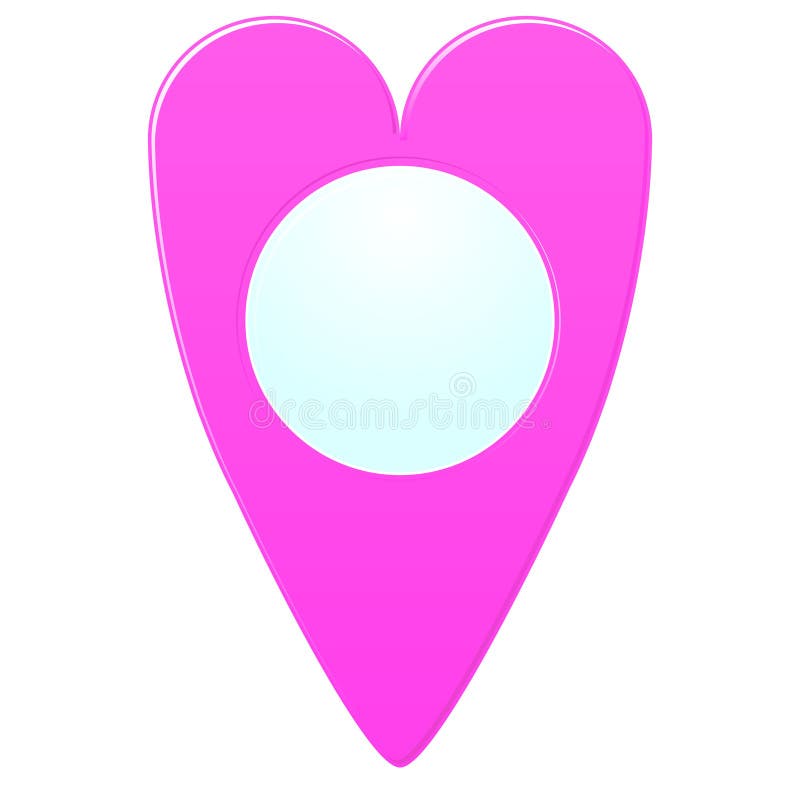 Map marker heart shape stock vector. Illustration of infographics ...