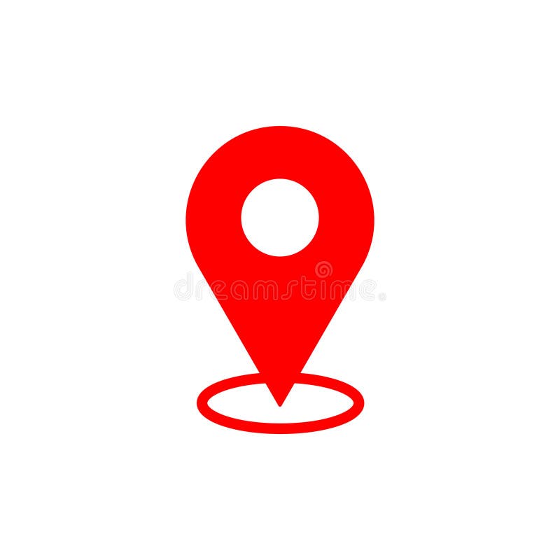 Map Marker Icon Set. Gps Position Pin Vector Symbol. Location Pointer ...