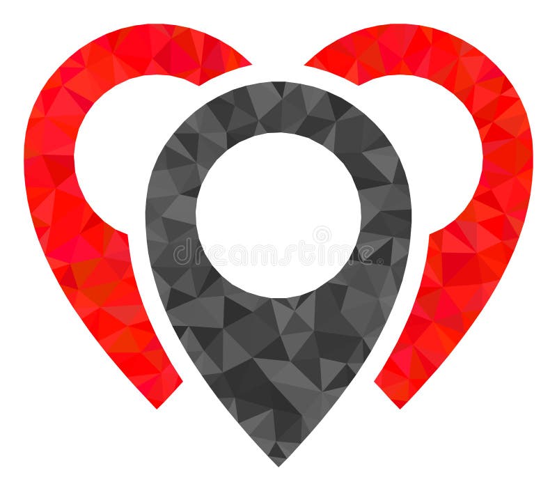 Map Markers Triangle Filled Icon Stock Vector - Illustration of ...