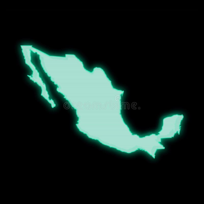 Mexico Territory Map Green Stock Illustrations – 766 Mexico Territory ...