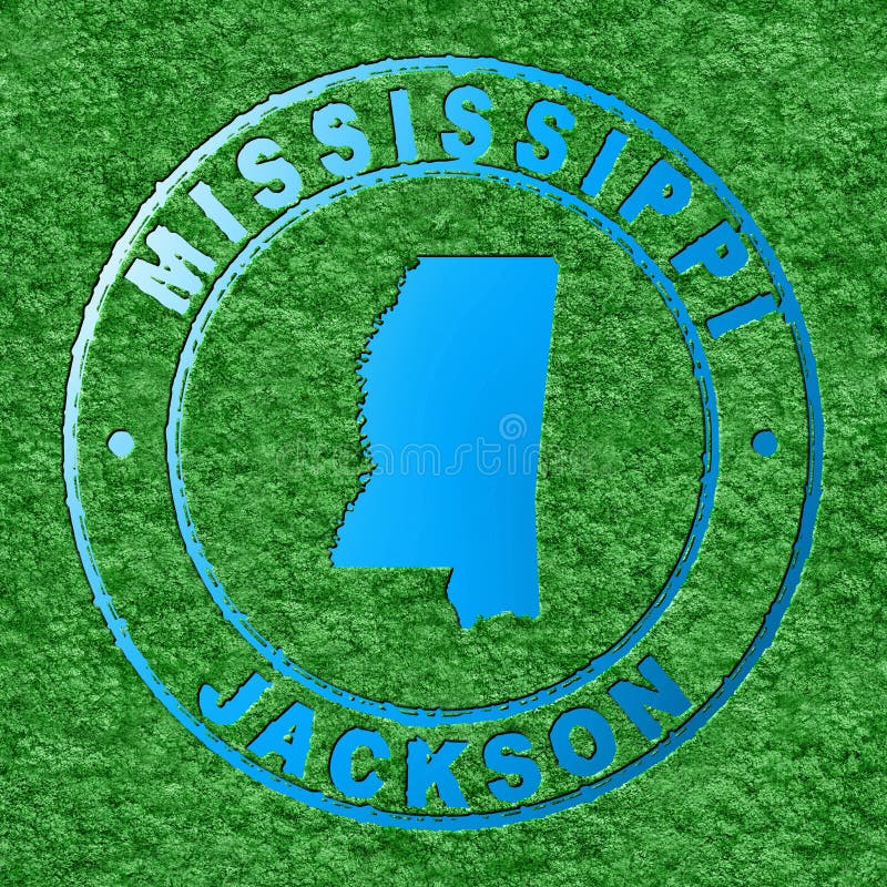 Map of Mississippi, Forest with Water Map Stock Image - Image of north ...