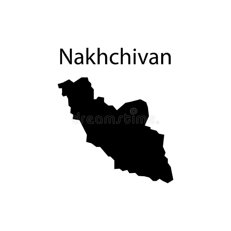 Map of Nakhchivan Autonomous Republic of Azerbaijan Sign Eps Ten Stock ...