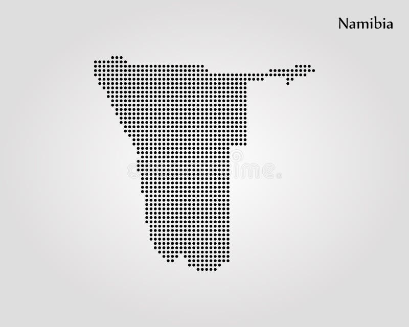 Namibia map vector stock vector. Illustration of geography - 107182015