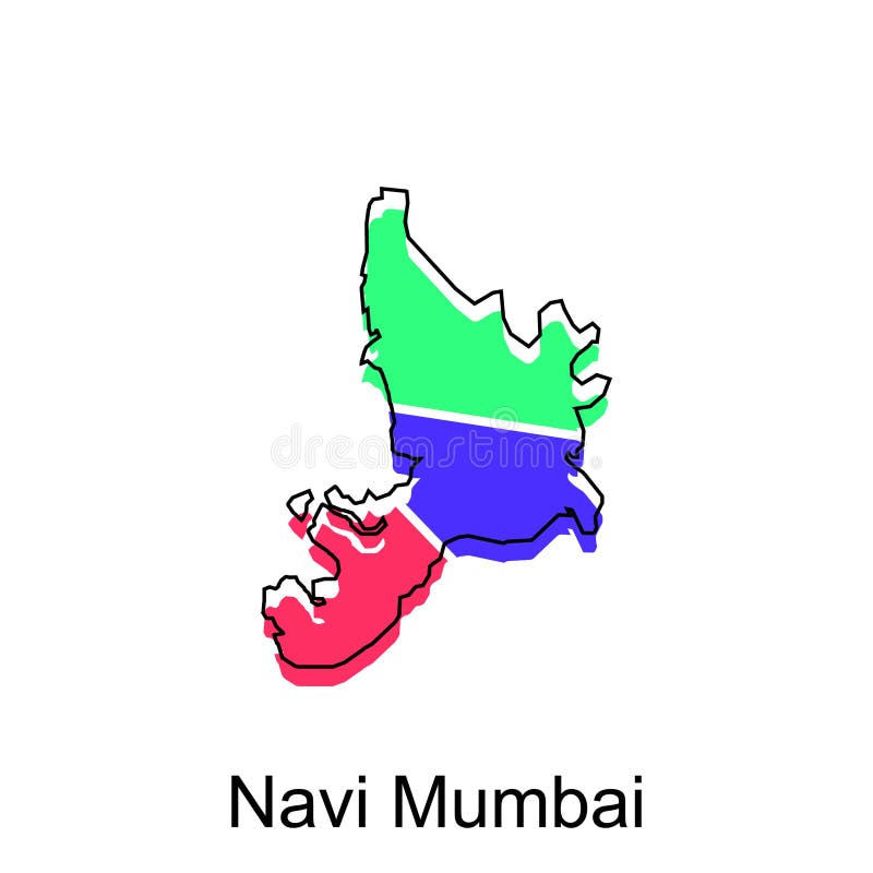 Mumbai Map Vector Stock Illustrations – 424 Mumbai Map Vector Stock ...