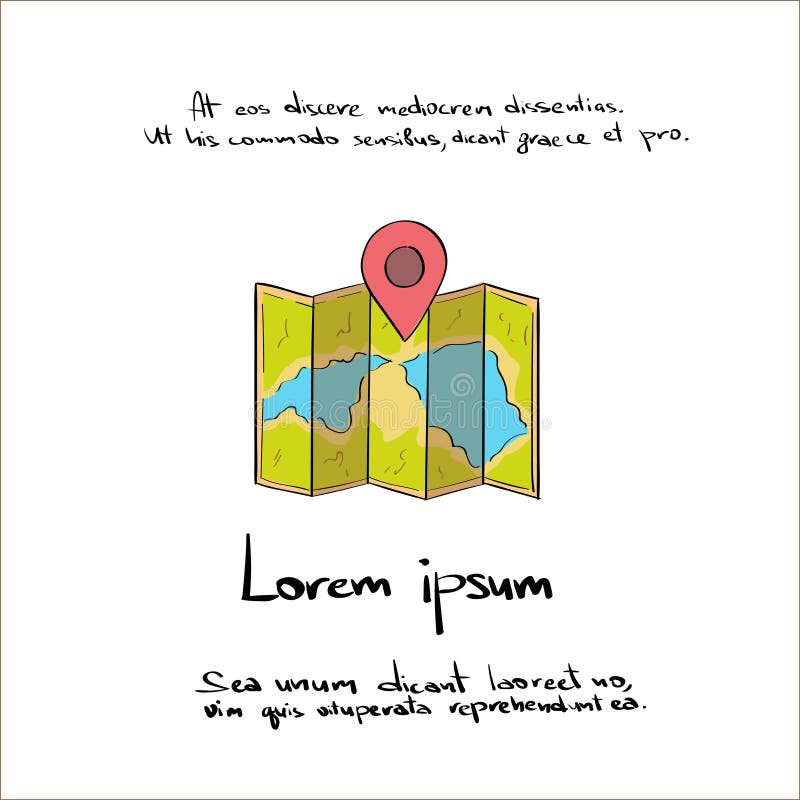 Navigation Hand Drawn Doodles Stock Vector - Illustration of drawn ...