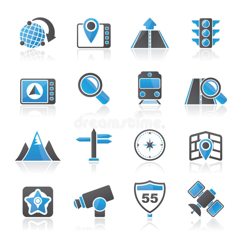 Map Icon Legend Symbol Sign Toolkit Element Stock Vector - Illustration ...