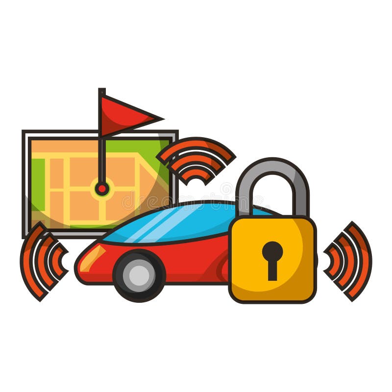 Autonomous Car Road Map Stock Illustrations – 241 Autonomous Car Road ...