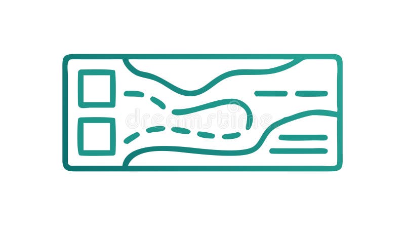Map Navigation Route Direction Icon, Vector Design Generative AI Stock ...