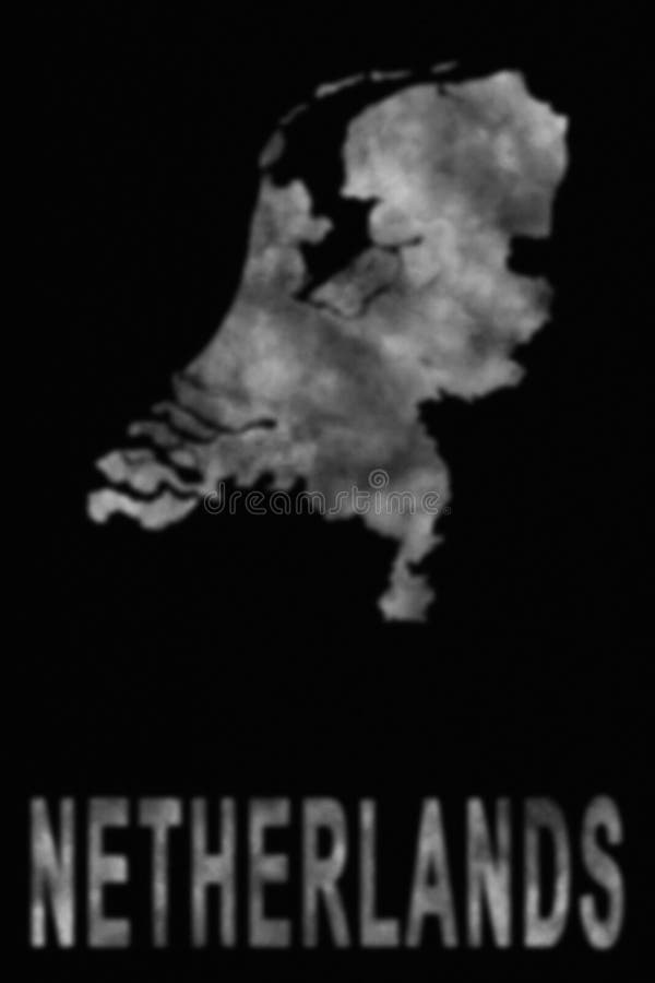 Map of Netherlands Made of Smoke, Air Pollution Stock Photo - Image of ...