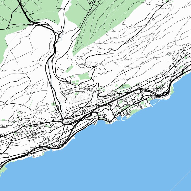 The map of Neuchatel. stock illustration. Illustration of font - 306088661