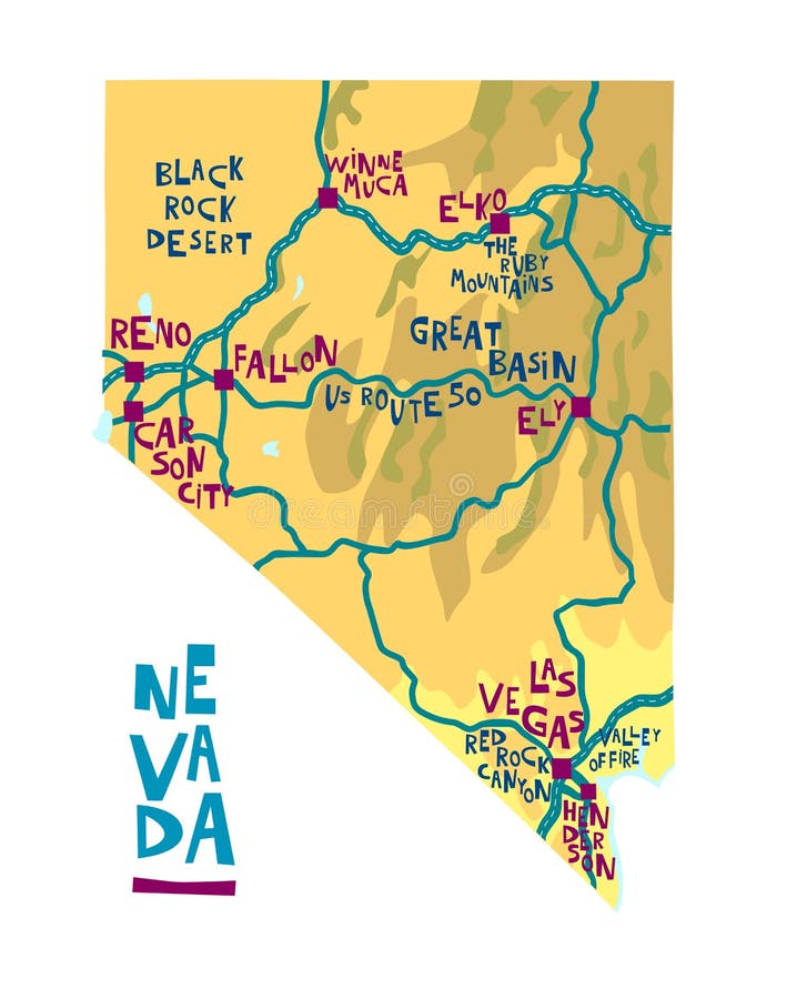 Nevada Outline State Stock Illustrations – 1,838 Nevada Outline State ...