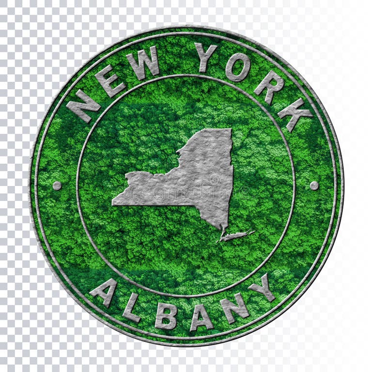 Map of New York, Environment Concept, Co2 Emission Concept Stock ...