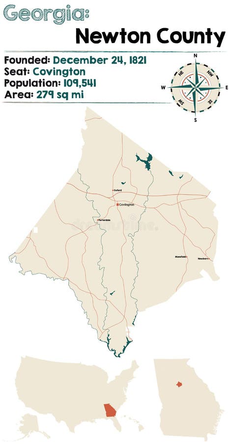 Newton County Stock Illustrations – 258 Newton County Stock ...