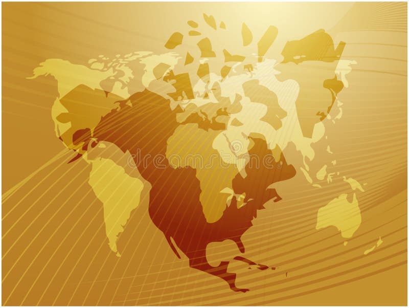 Map North America stock illustration. Illustration of abstract - 7429051