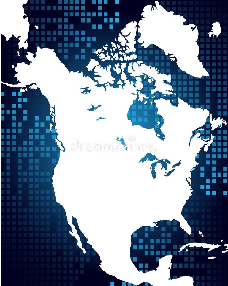North America Border Map Stock Illustrations – 76,557 North America ...