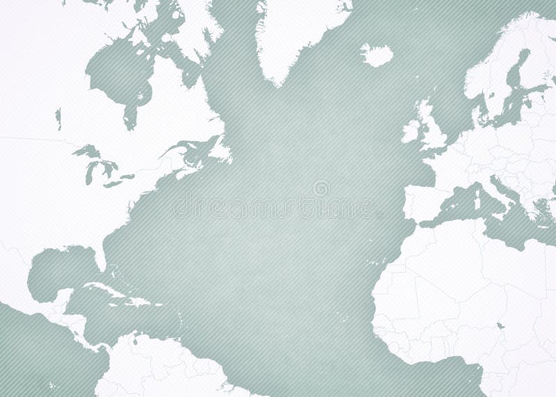 Atlantic Map Ocean Stock Illustrations – 17,618 Atlantic Map Ocean ...