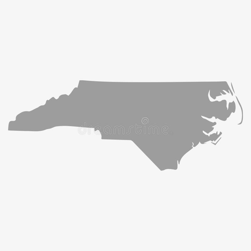 North Carolina Shape North Carolina State Outline Stencil