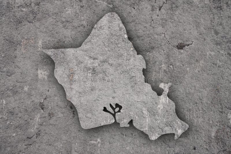 Detailed Map Oahu Island Stock Photos - Free & Royalty-Free Stock ...