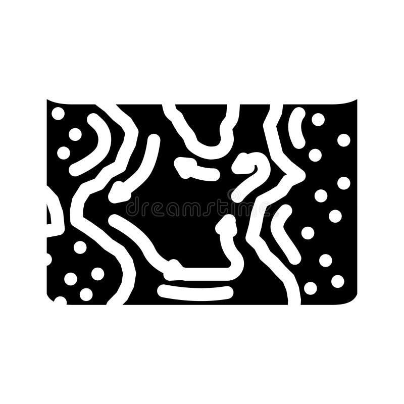 Map of Ocean Currents World Ocean Glyph Icon Vector Illustration Stock ...