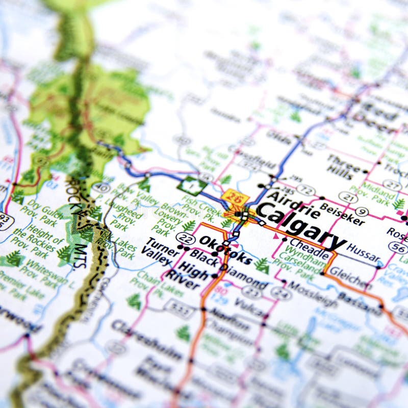 0+ Alberta road map Free Stock Photos - StockFreeImages